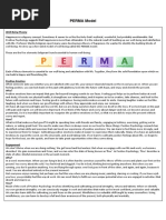 PERMA Model of Well-Being by Seligman | PDF