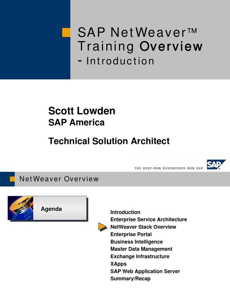 Netweaver Overview | PDF | Sap Se | Ibm Db2