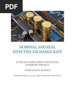 REER & NeeR | PDF | Exchange Rate | Foreign Exchange Market