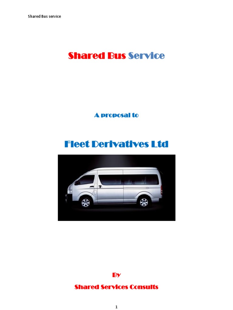 Shared Bus Proposal | Download Free PDF | Bus | Transport