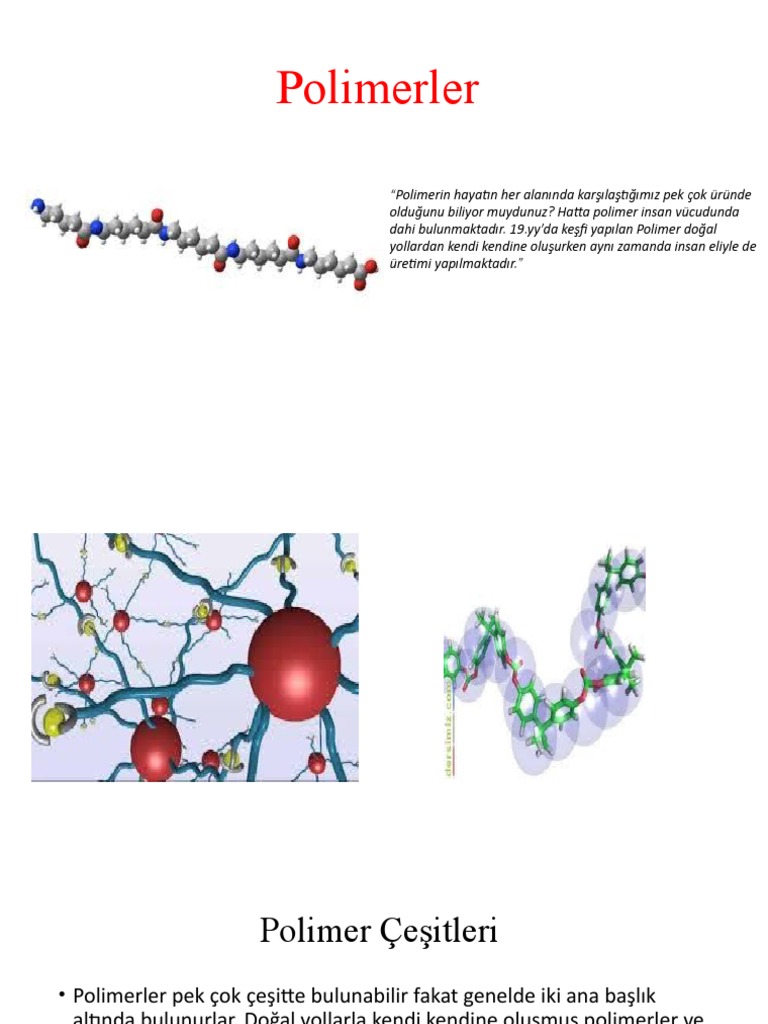 Polimerler-Serkan Ödev | PDF