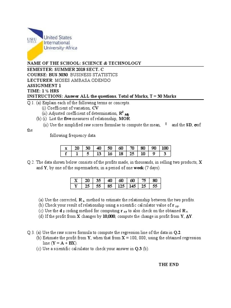 Bus 3030, Assignment 1, Summer2018 | PDF | Teaching Methods & Materials ...