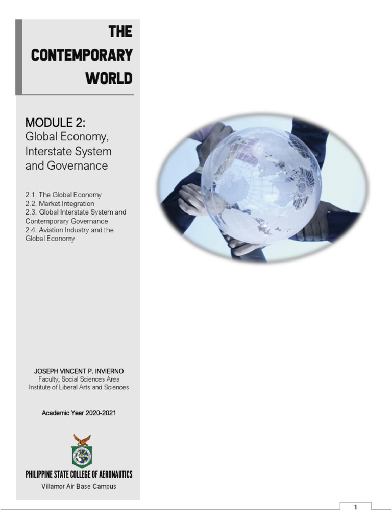 THE Contemporary World: Global Economy, Interstate System and ...