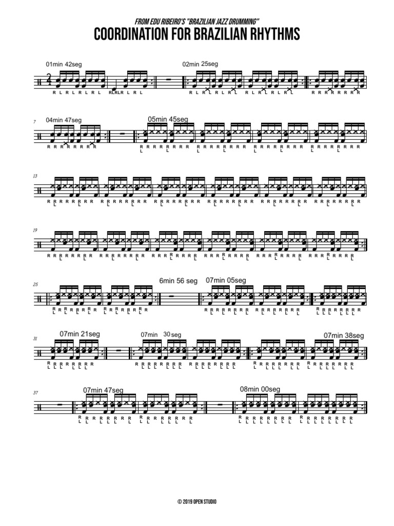 Coordination For Brazilian Rhythms | PDF | Jazz