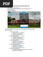 How To Pay Fees Online AWES ERP | PDF