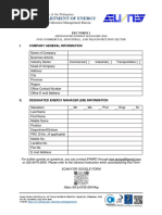Annual Energy Efficiency Report Form | PDF | Energy Conservation | Fuels