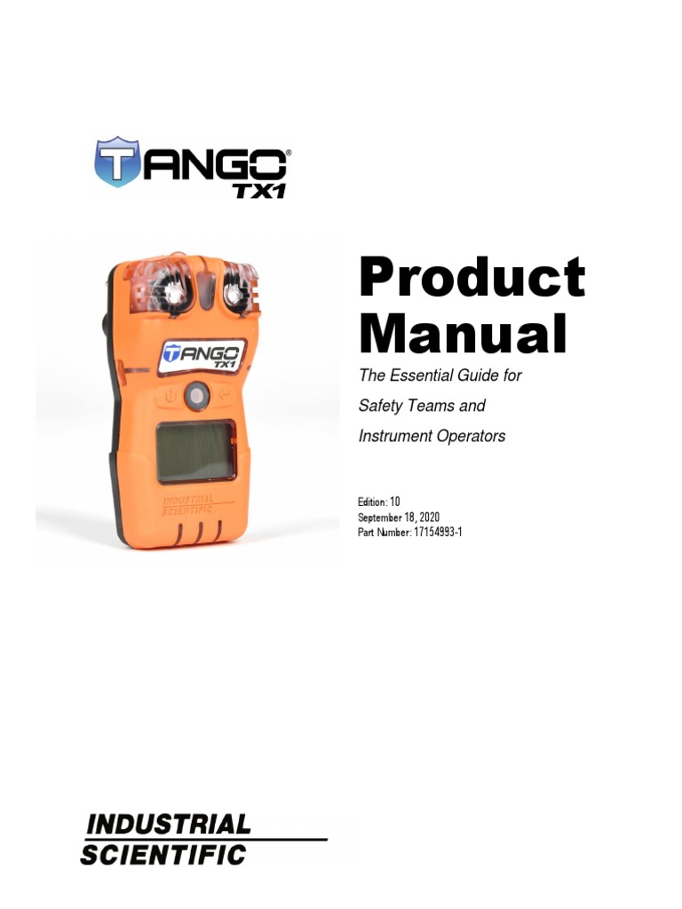 1 Tango Tx1 Product Manual en | PDF | Calibration | Sulfur Dioxide