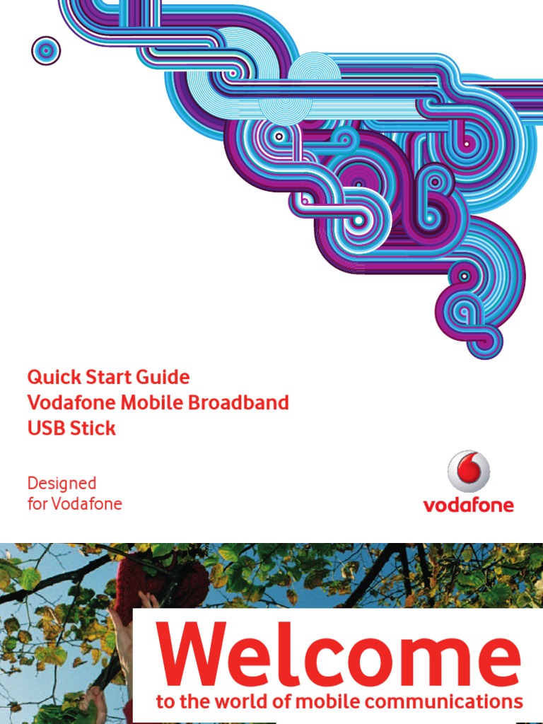 Quick Start Guide Vodafone Mobile Broadband USB Stick | PDF | Gsm ...