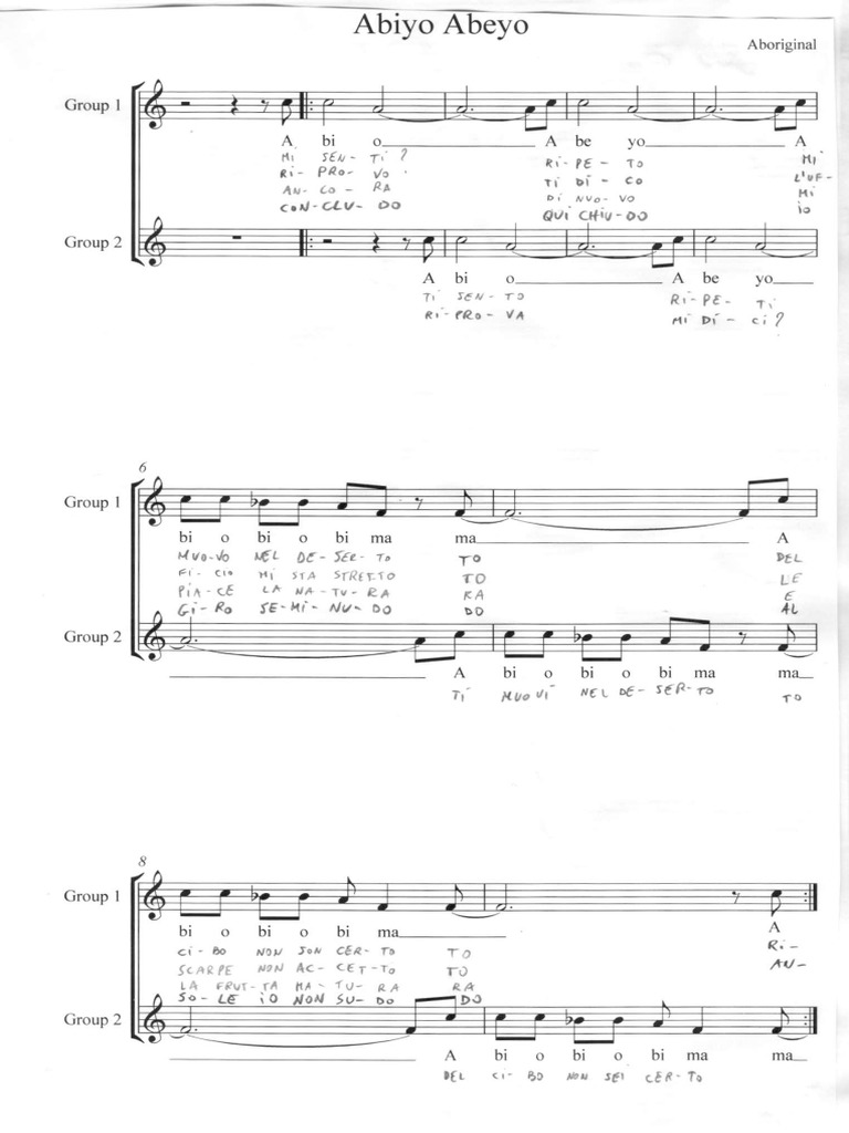 Abiyo Abeyo | PDF