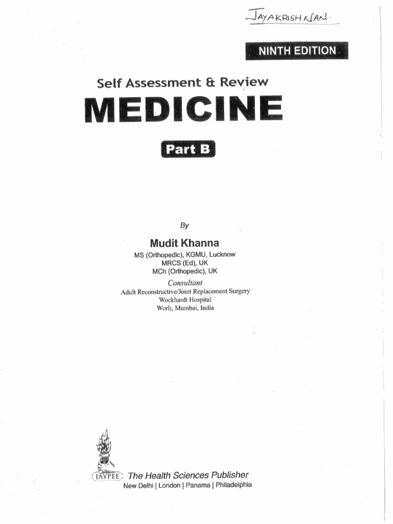 Mudit Khanna Medicine Pdf