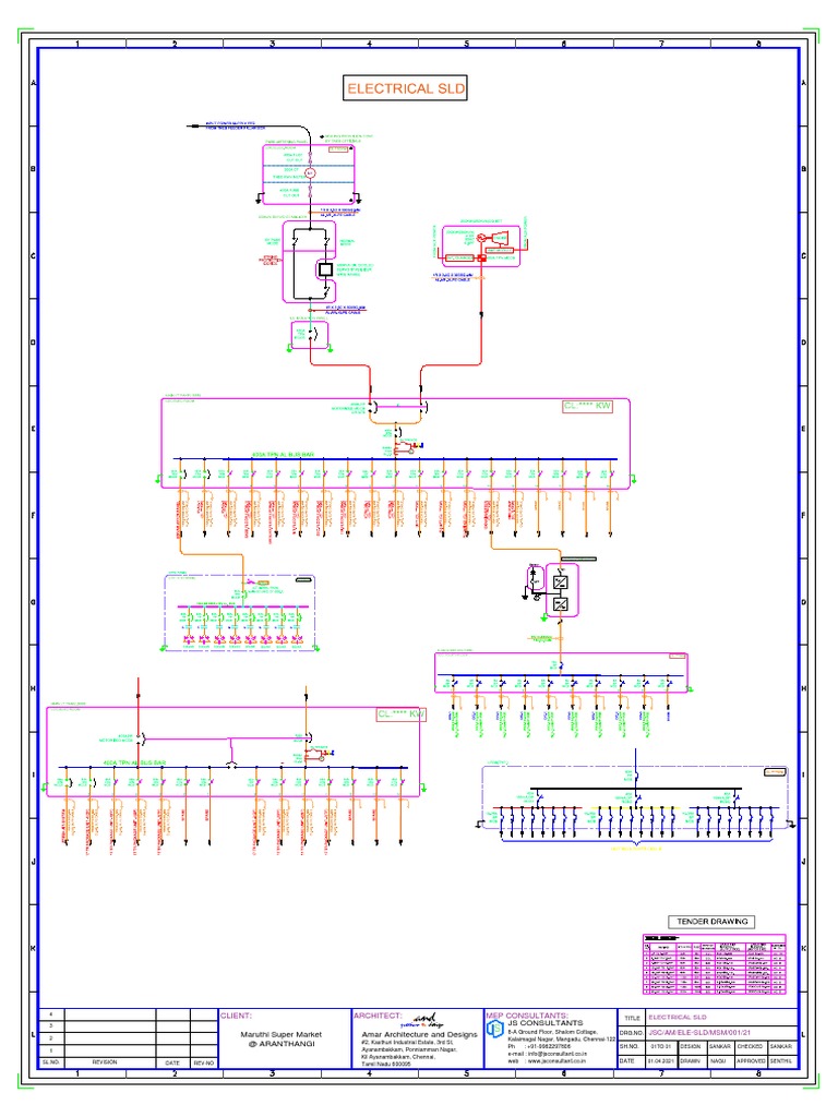 Electrical SLD e For MSM Project at Aranthang-Electrical SLD | PDF