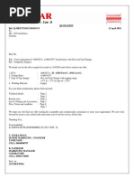 DATA SHEET of Transformers - 100-300-500-1000 kVA | PDF | Transformer ...
