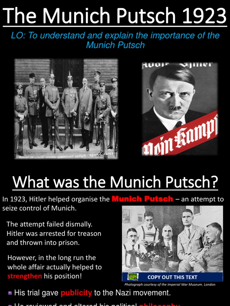 Munich Putsch 1923 | PDF | Adolf Hitler | Nazism