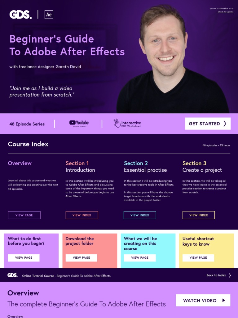 After Effects Beginners Guide GD Studio | PDF | Adobe Photoshop | Adobe Illustrator