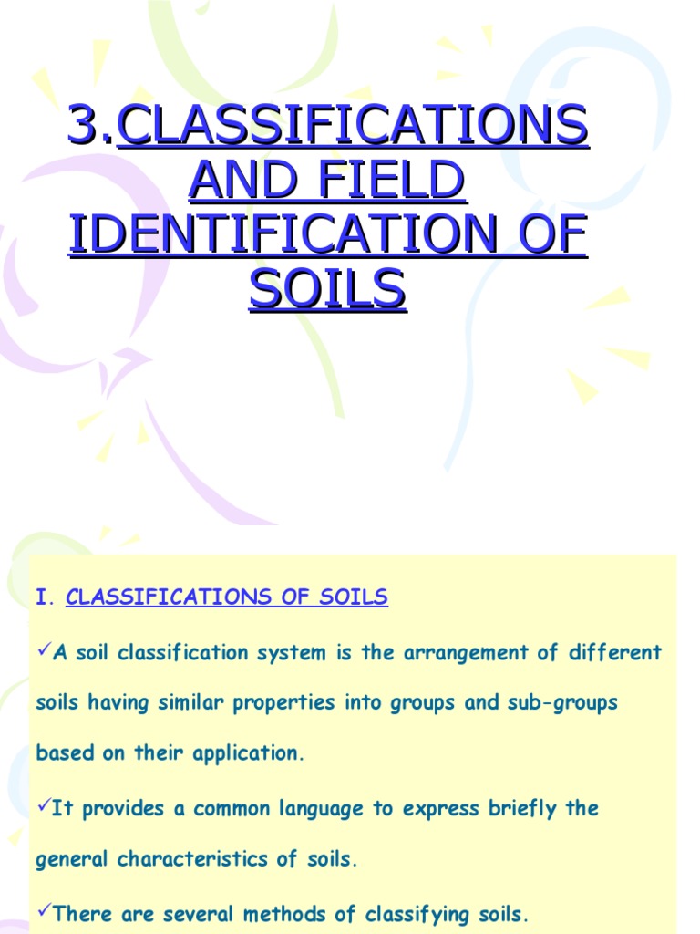 Chapter 2 Soil Classification | PDF | Silt | Sand