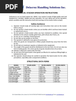 Daily Stacker Inspection Checklist | PDF | Technology & Engineering