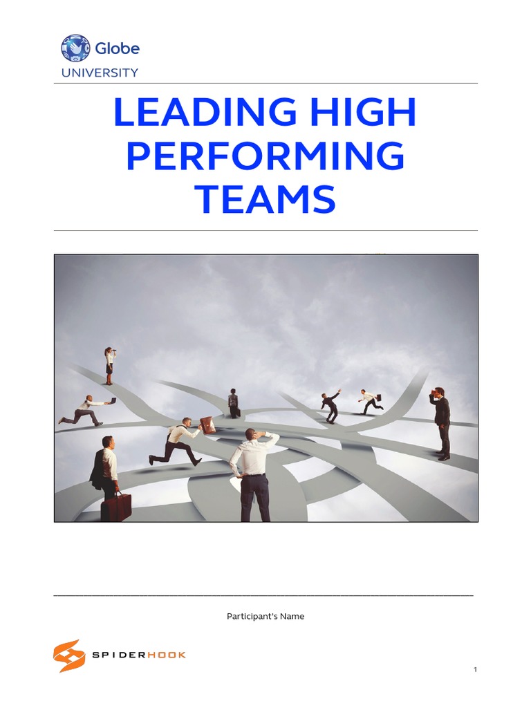 Leading High Performing Teams Workbook | PDF | Leadership | Human Nature