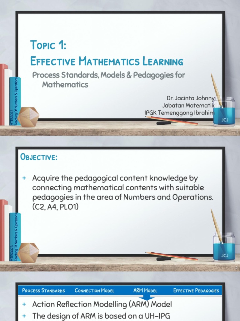 MTES3073 Topic1-2 Effective Mathematics Learning | PDF | Pedagogy ...