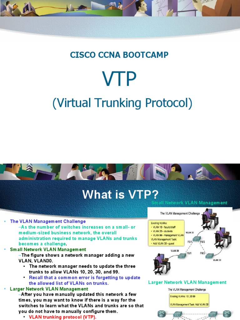 (Virtual Trunking Protocol) : Cisco Ccna Bootcamp | PDF | Cisco Certifications | Internet Protocols