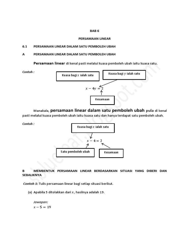 Nota Ringkas Math Form 1 BAB 6 2 | PDF