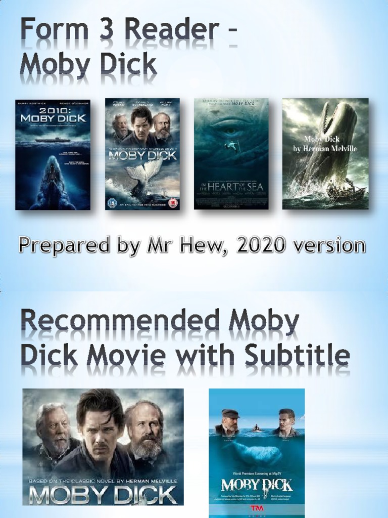 050620, J3 Form 3 Reader - Moby Dick Chap 1 To 8 | PDF | Moby Dick ...