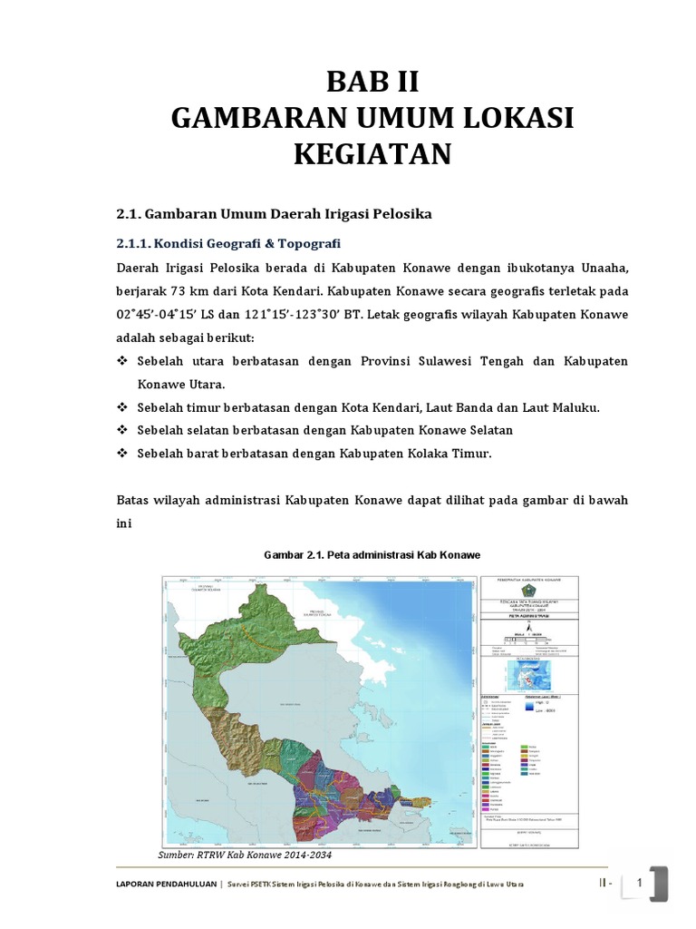 Bab II Gambaran Lokasi Kegiatan Lapdul 2921 | PDF