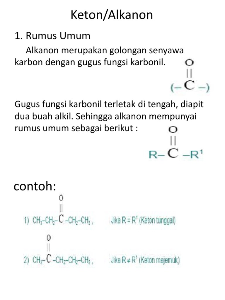 Tata Nama dan Rumus Keton | PDF | Sains & Matematika