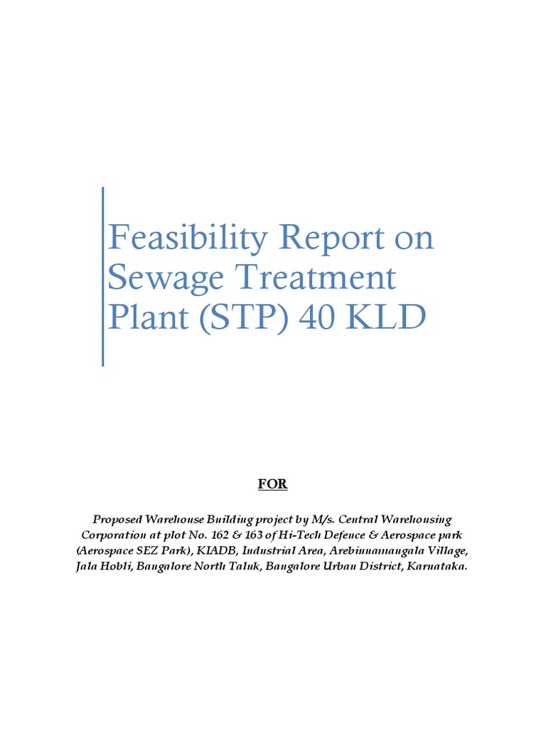 Banglore STP Flow Chart | PDF | Sewage Treatment | Sanitation