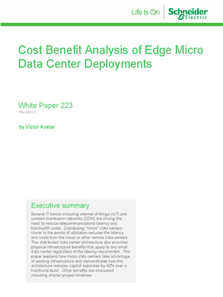 Edge Micro Data Center | PDF | Data Center | Cloud Computing