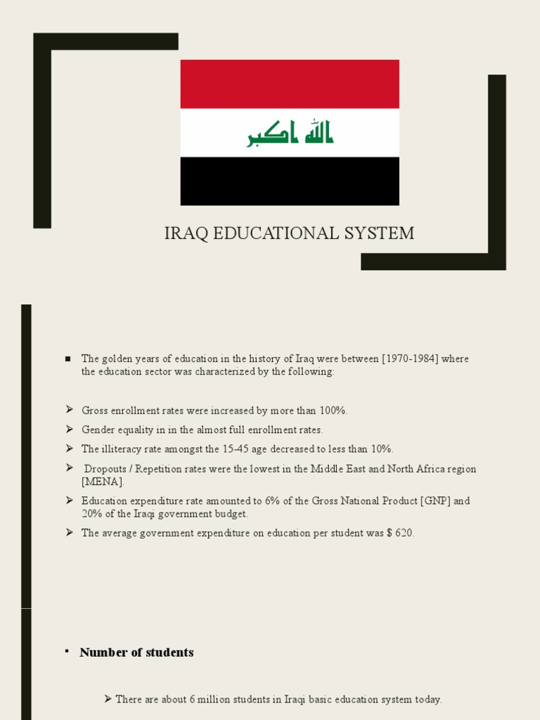 Iraq Educational System | PDF | Bachelor's Degree | Academic Degree