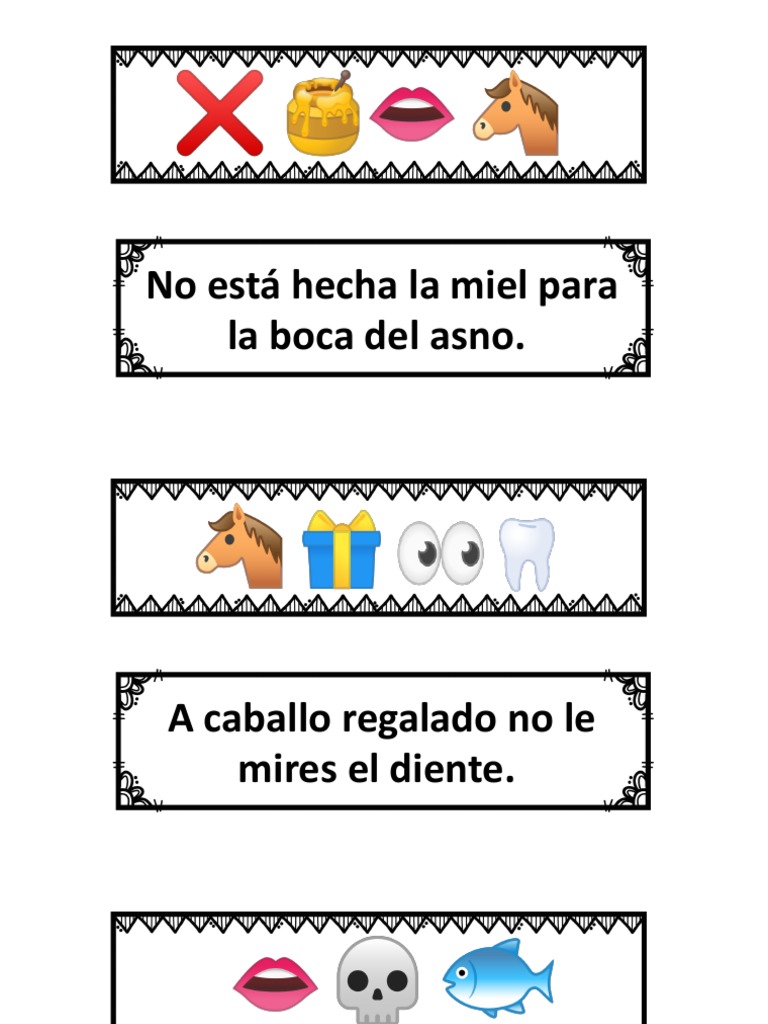 Refranes Con Emojis Refranes Y Dichos Con Emojis + De 30 Ideas