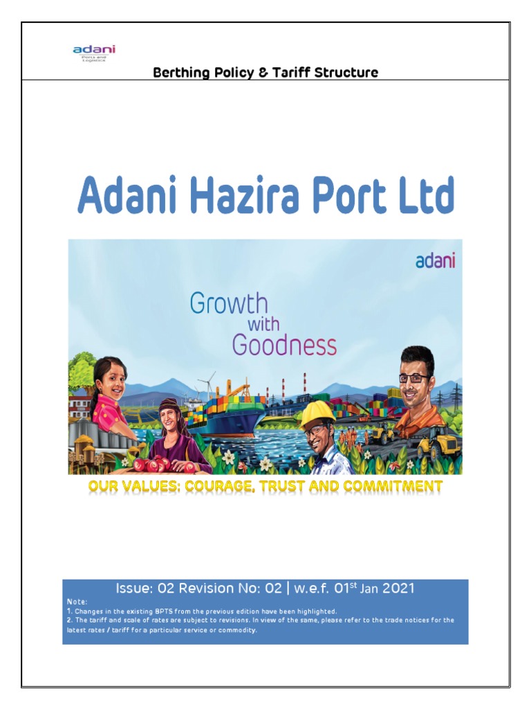 BPTS Hazira Issue-02 Rev-02 Jan-2021 | PDF | Containerization | Ships