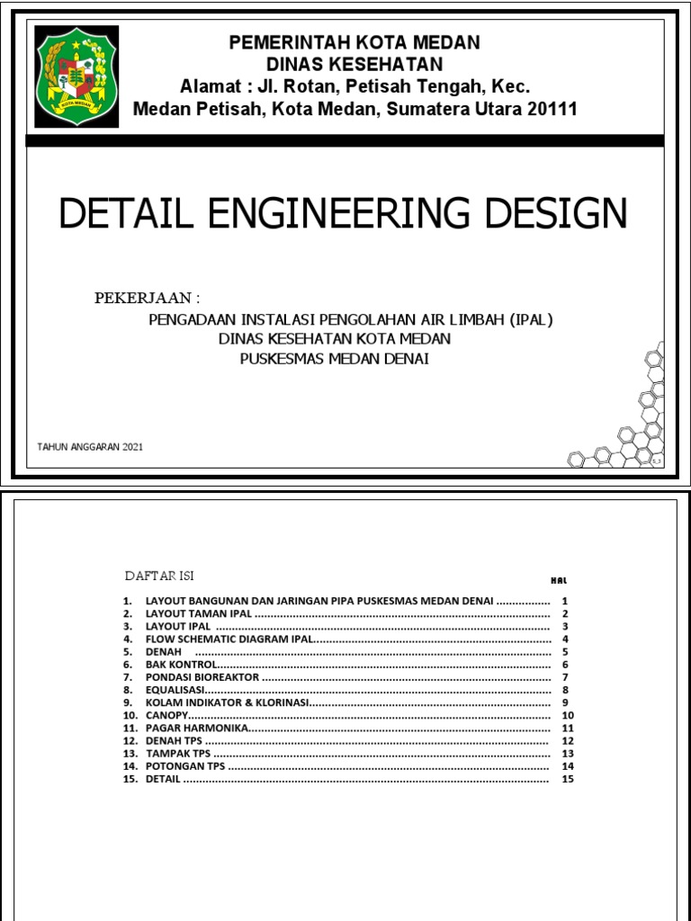 Ded Ipal Puskesmas Medan Denai Kota Medan | PDF