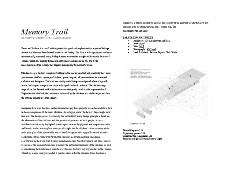 Memory Trail: Flight 93 Memorial Landscape | PDF | Chicken | Natural ...