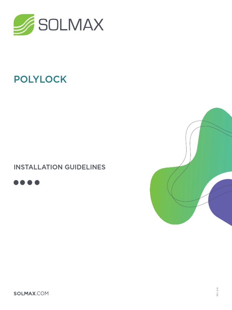 Polylock Installation Guideline | PDF | Extrusion | Concrete