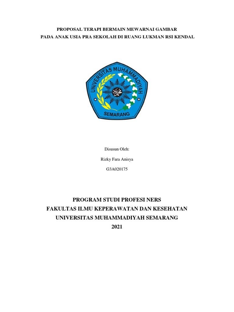 Proposal Terapi Bermain | PDF