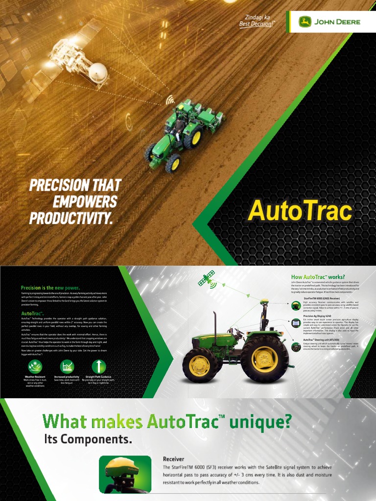 John Deere India Autotrac Brochure | PDF