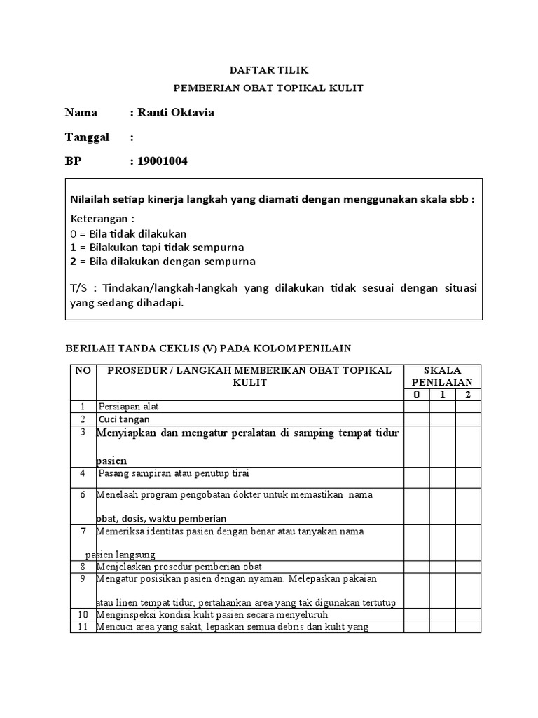 Obat Secara Topikal Kulit 04 | PDF | Sains & Matematika