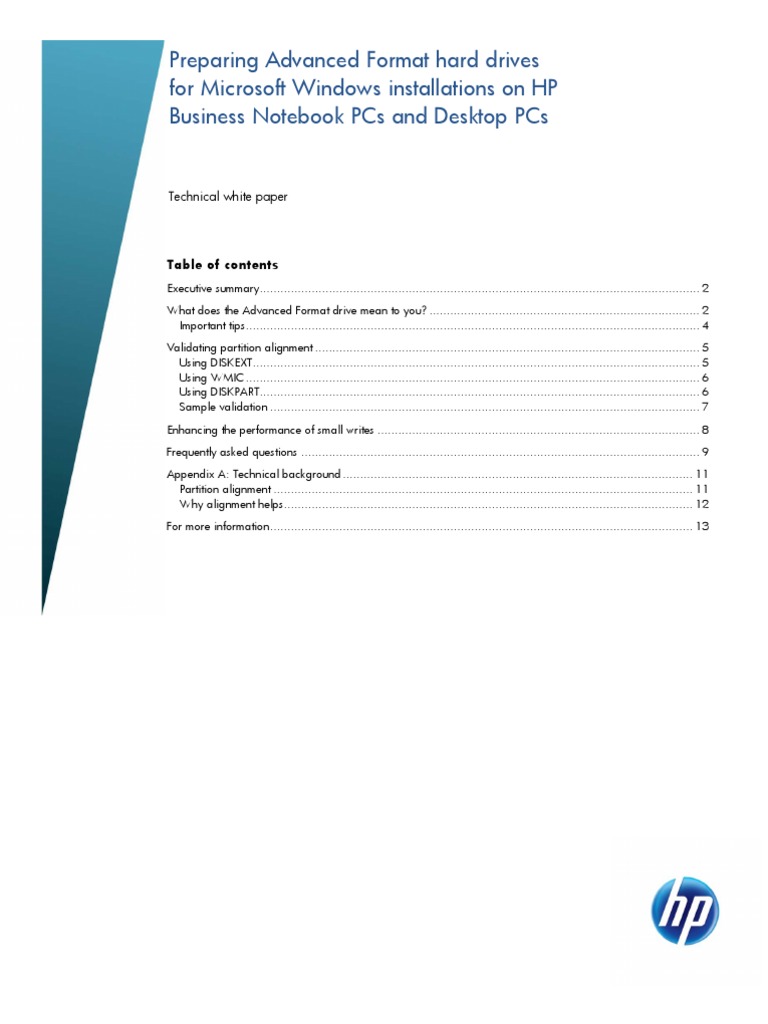 Preparing Advanced Format Hard Drives For Microsoft Windows ...