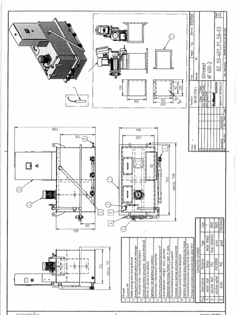 Equipo de Polimero Ultromat AF - 250-4000 FR | PDF