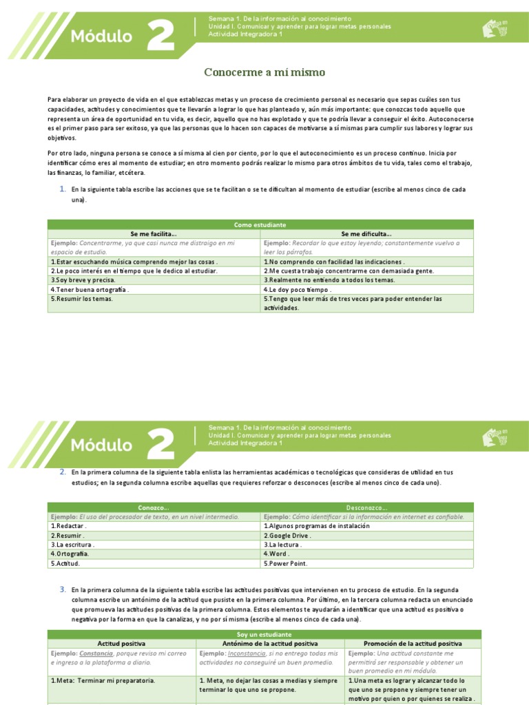 Modulo 2 Tarea 1 | PDF | Información | Science