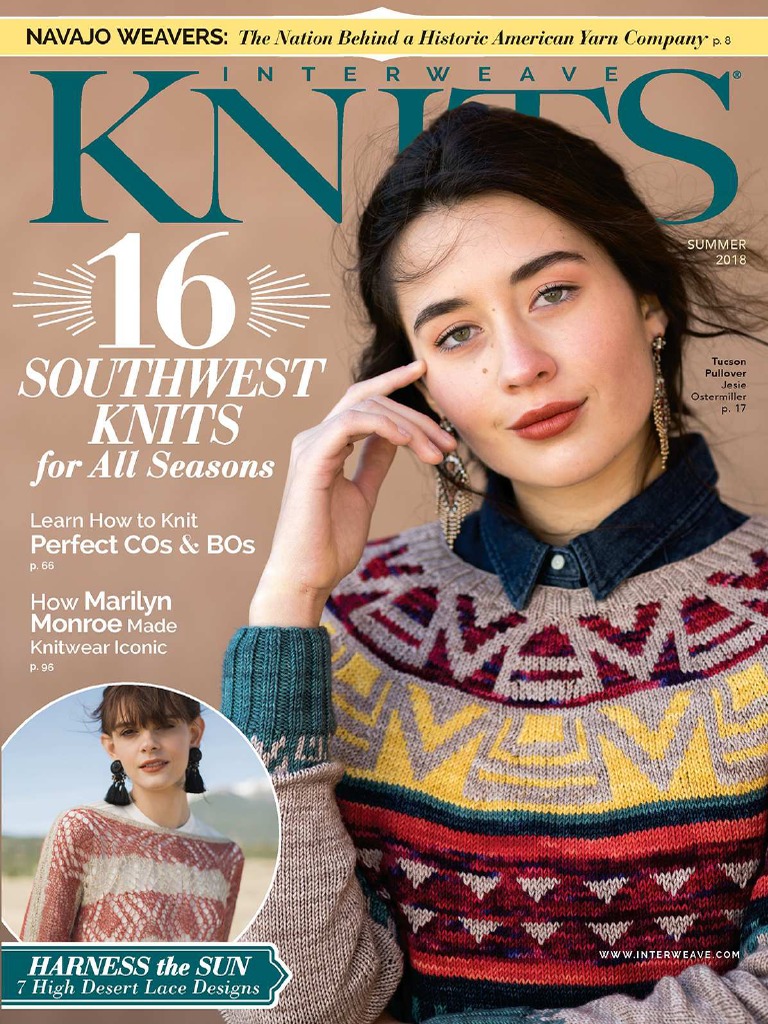 Interweave Knits April 2018 | Download Free PDF | Yarn | Weaving