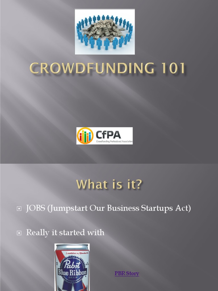 Crowdfunding 101 Download Free Pdf Indiegogo Securities Finance