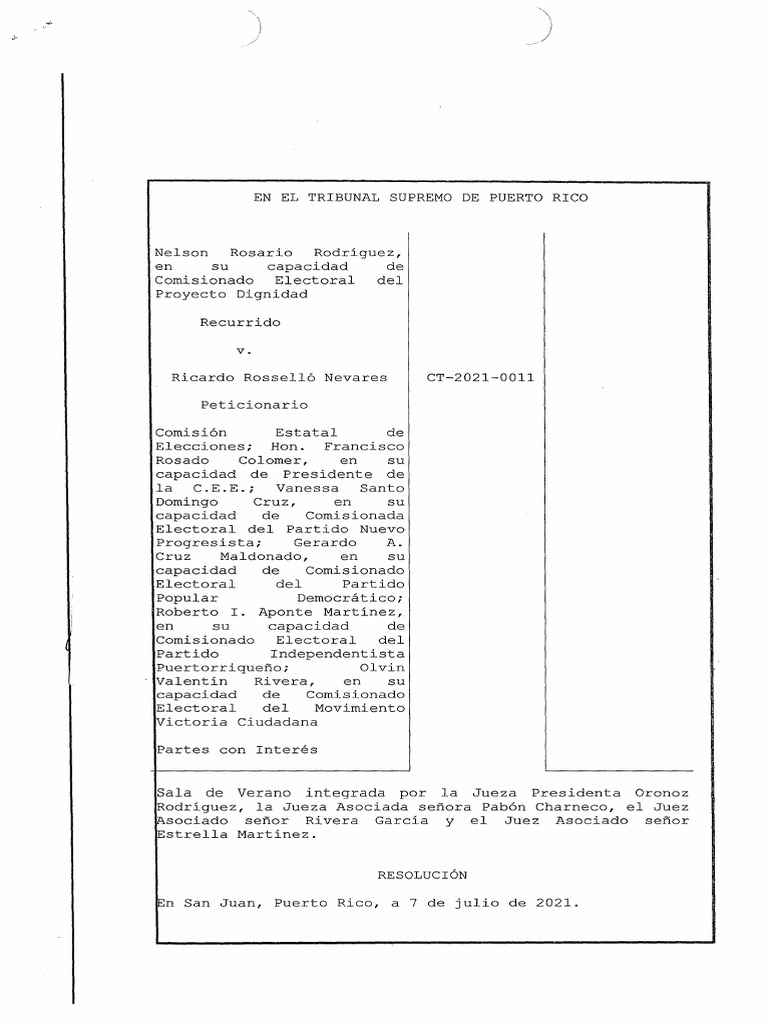 Tribunal Supremo de Puerto Rico | PDF | Puerto Rico | Juez