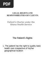 Ghana Health Service Patients Charter | PDF | Health Care | Patient