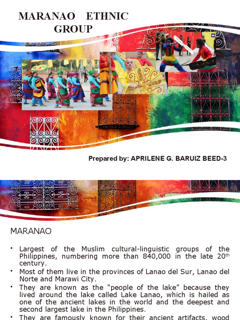Maranao Ethnic Group and Sagayan Festival | PDF