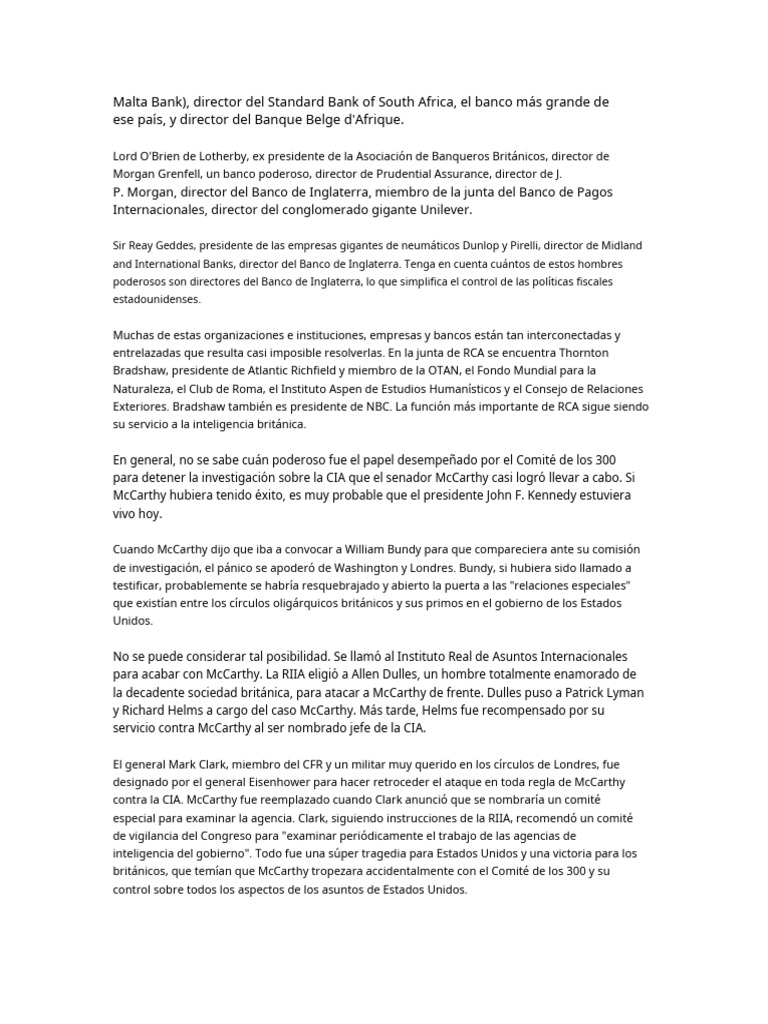 Coleman - CONSPIRATORS HIERARCHY - THE STORY OF THE COMMITTEE OF 300 R ...