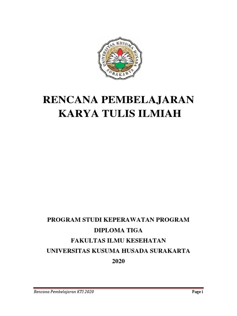 Rencana Pembelajaran Kti 2020-2021 | PDF | Bisnis | Seni