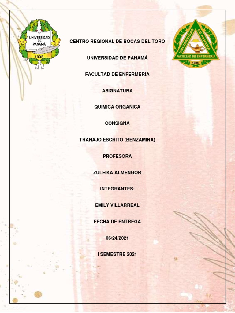 BENZAMINA | PDF | Amida | Amoníaco