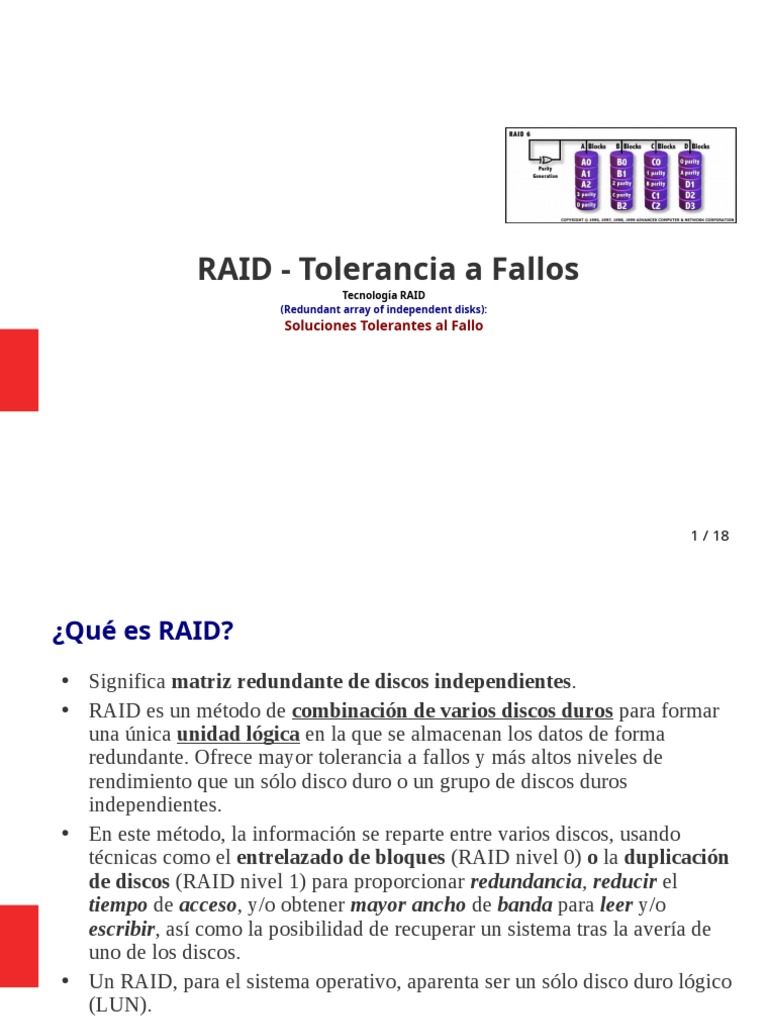 Raid | PDF | Ciencias de la Computación | Informática